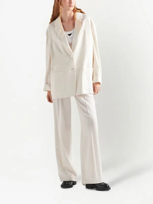Prada Cashmere Tailored Trousers