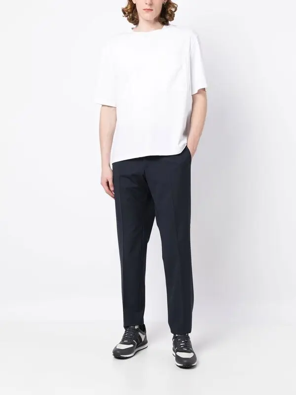 BOSS Straight-leg Tailored Trousers - Blue