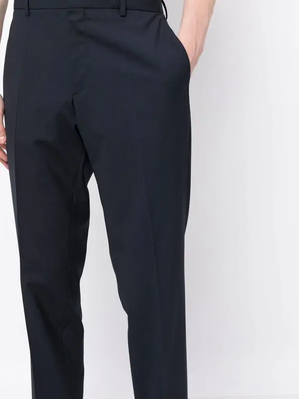 BOSS Straight-leg Tailored Trousers - Blue