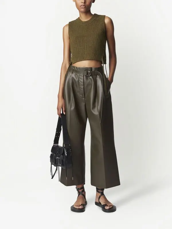 Altuzarra Amani Knitted Crop Top