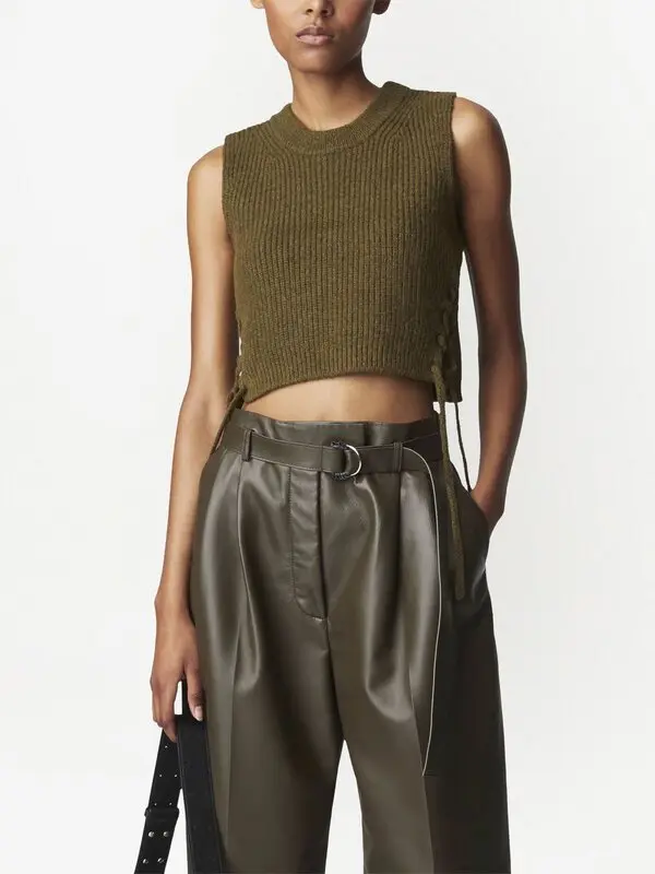 Altuzarra Amani Knitted Crop Top