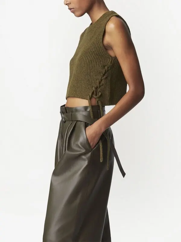 Altuzarra Amani Knitted Crop Top