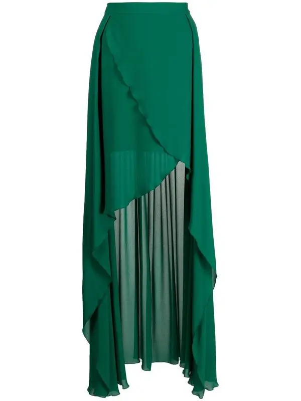 Elie Saab High-low Skirt - Green