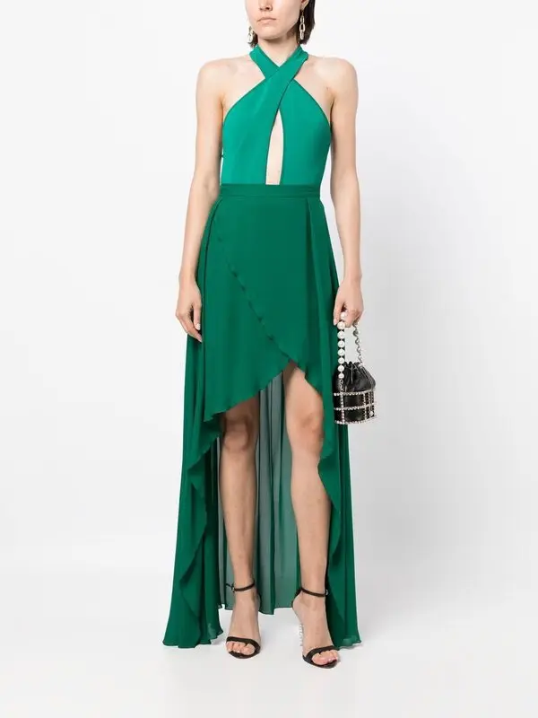 Elie Saab High-low Skirt - Green