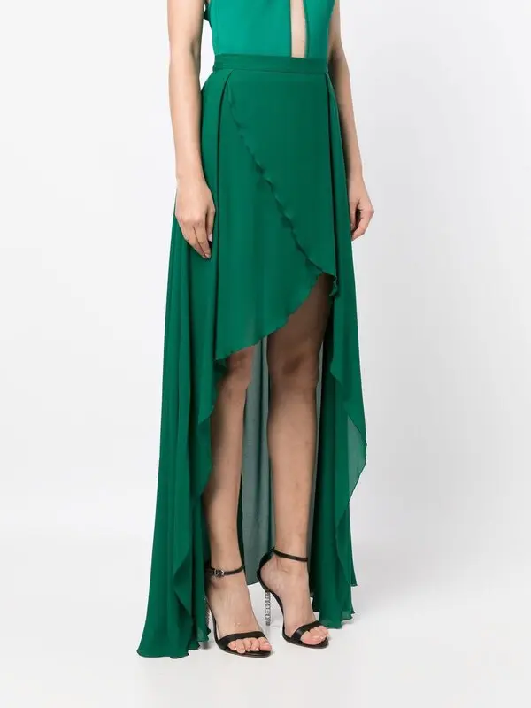 Elie Saab High-low Skirt - Green