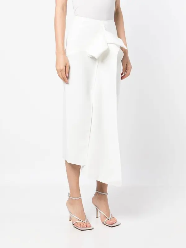 Maticevski Draped-detail Midi Skirt