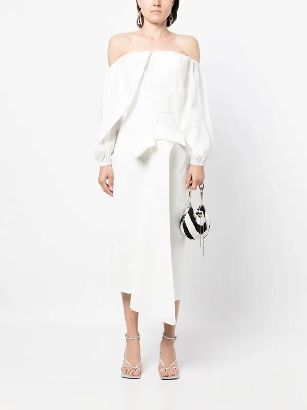 Maticevski Off-shoulder Corset Top