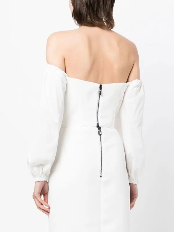 Maticevski Off-shoulder Corset Top
