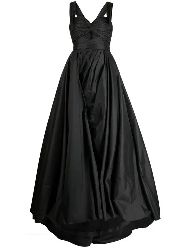 Zuhair Murad Taffeta Gown With Cut-out Detailing