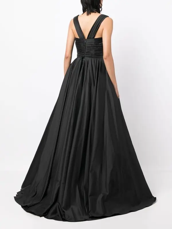 Zuhair Murad Taffeta Gown With Cut-out Detailing