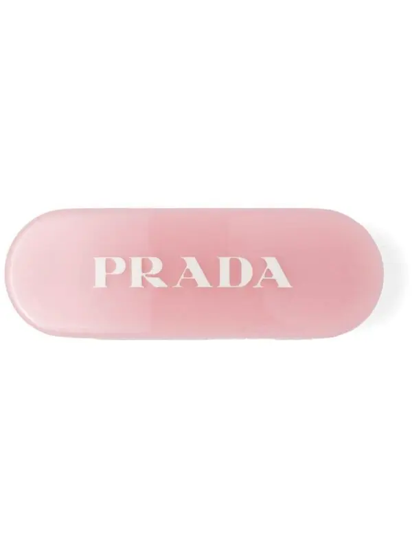 Prada Logo-print Hair Clip