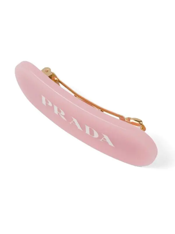 Prada Logo-print Hair Clip