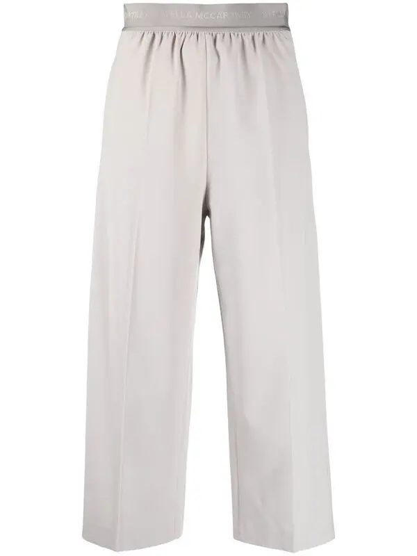 Stella McCartney Cropped Wide-leg Trousers