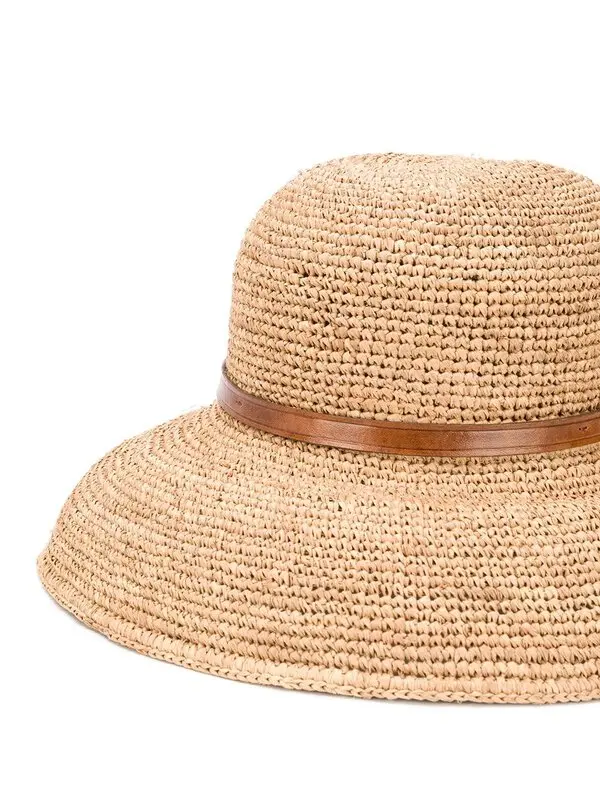 IBELIV Rova Raffia Hat - Brown
