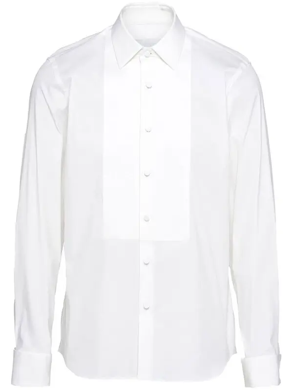 Prada Long-sleeved Poplin Shirt