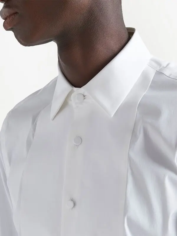 Prada Long-sleeved Poplin Shirt