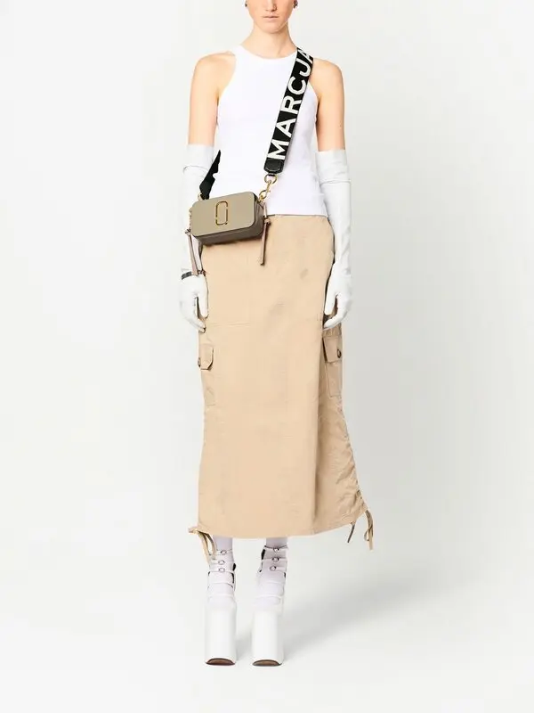 Marc Jacobs Snapshot Logo-strap Messenger Bag - Neutrals