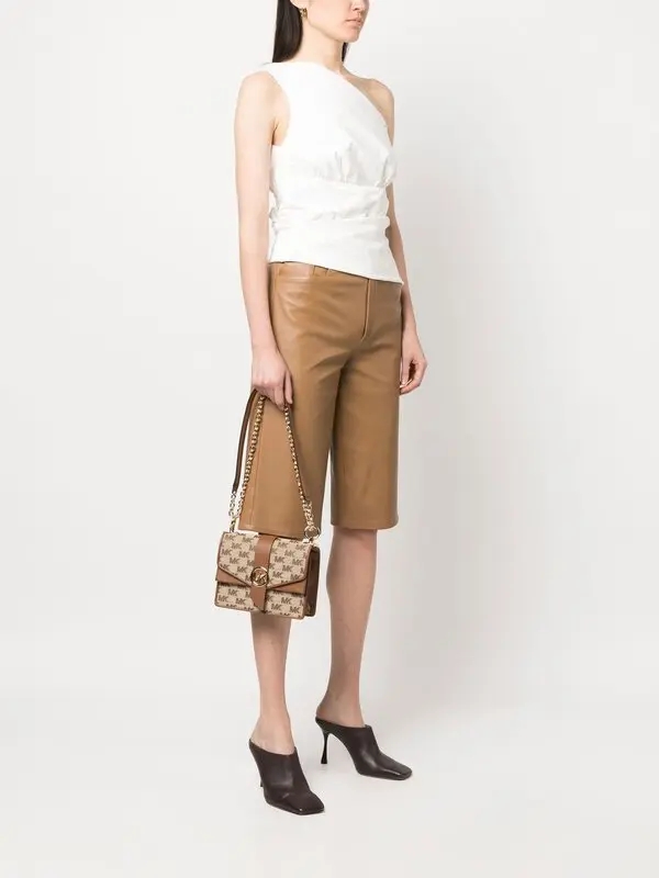 Michael Kors Logo Jacquard Crossbody Bag