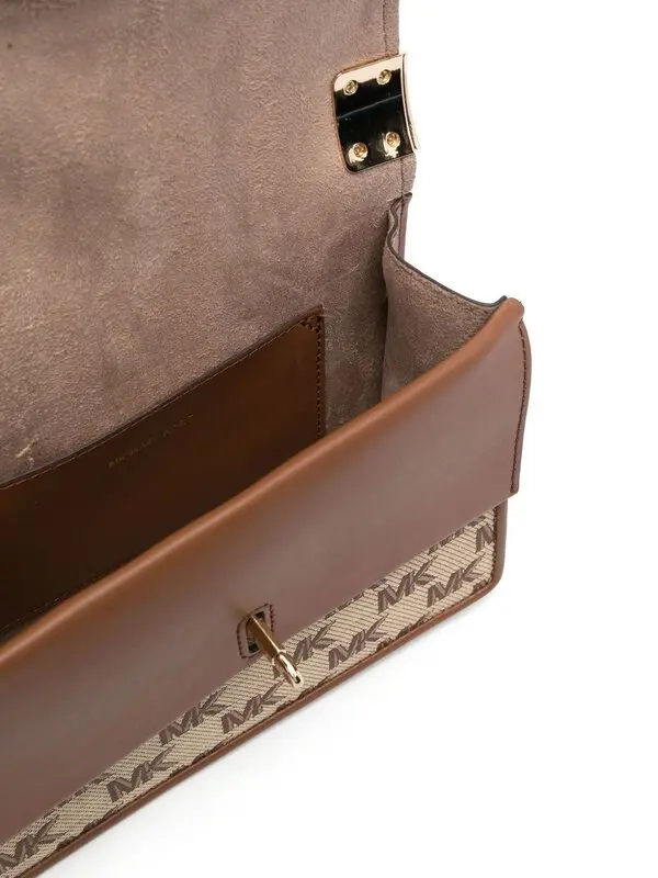 Michael Kors Logo Jacquard Crossbody Bag