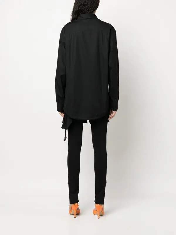 DIESEL® Extra-fabric Detail Shirt - Black