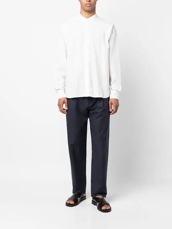 Orlebar Brown Collarless Button-front Shirt