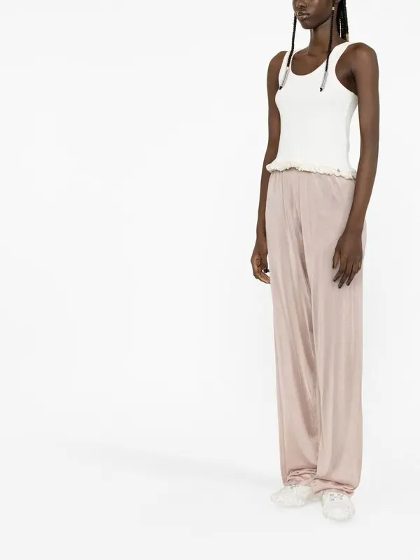 MAISON MARGIELA Elasticated Knitted Trousers - Pink