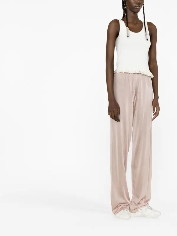MAISON MARGIELA Elasticated Knitted Trousers - Pink