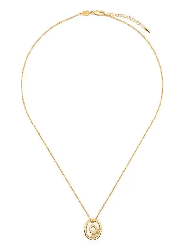MISSOMA Pearl-embellished Initial Pendant Necklace