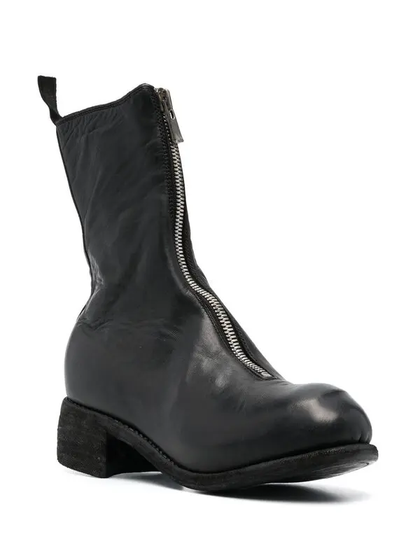 Guidi Front-zip 40mm Leather Boots