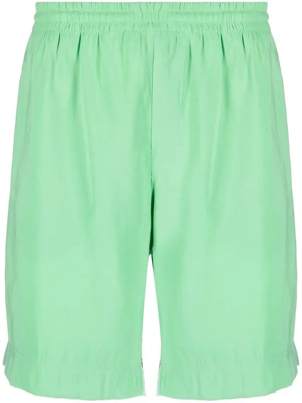 MSGM Elasticated-waistband Shorts - Green