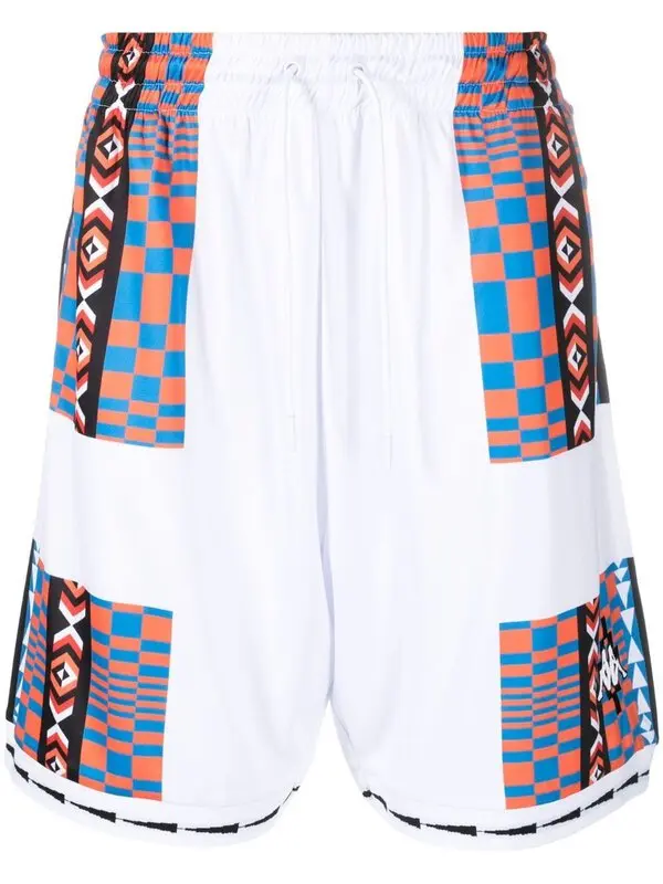 COUNTY OF MILAN Marcelo Burlon X Kappa Track Shorts - White