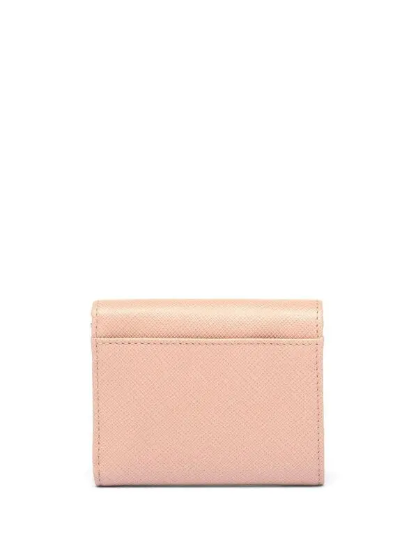 Prada Small Saffiano Leather Wallet - Pink