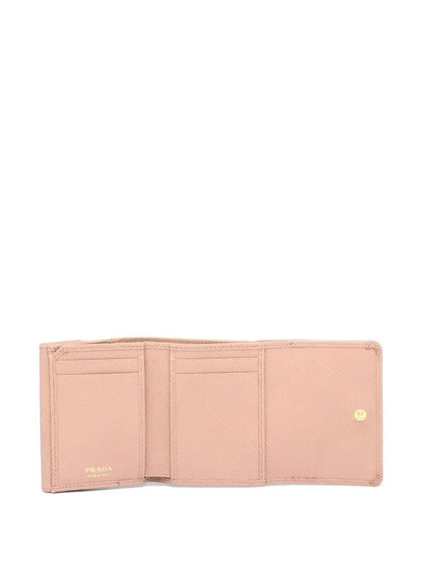 Prada Small Saffiano Leather Wallet - Pink
