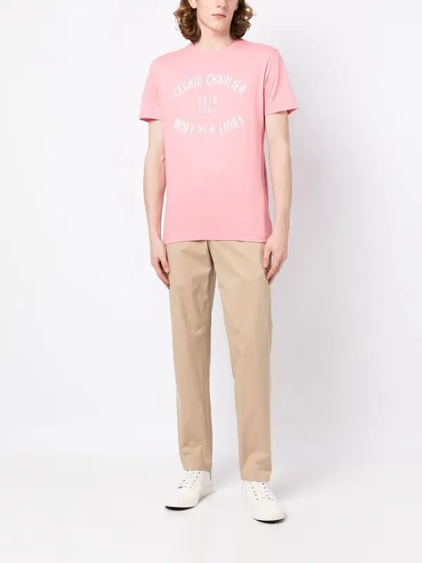 Cédric Charlier Logo-print Cotton T-shirt