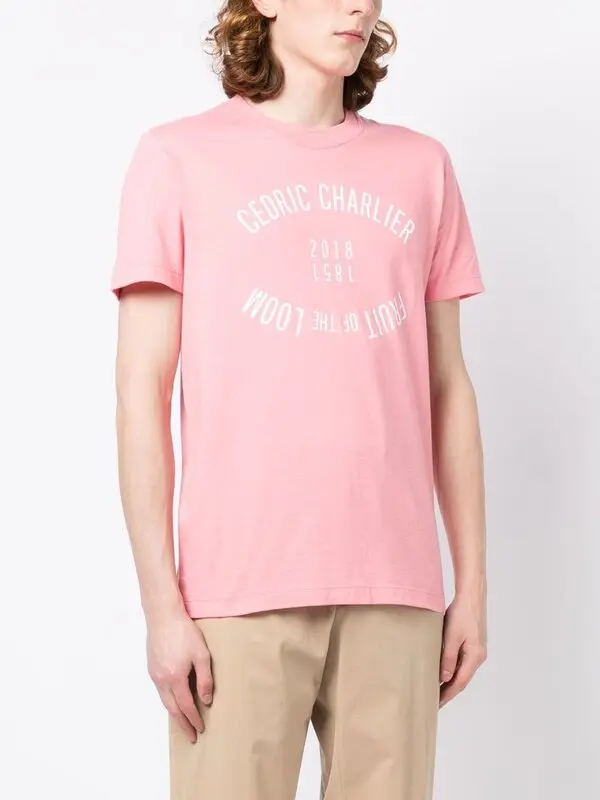 Cédric Charlier Logo-print Cotton T-shirt