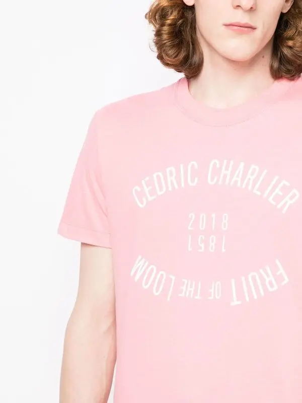 Cédric Charlier Logo-print Cotton T-shirt