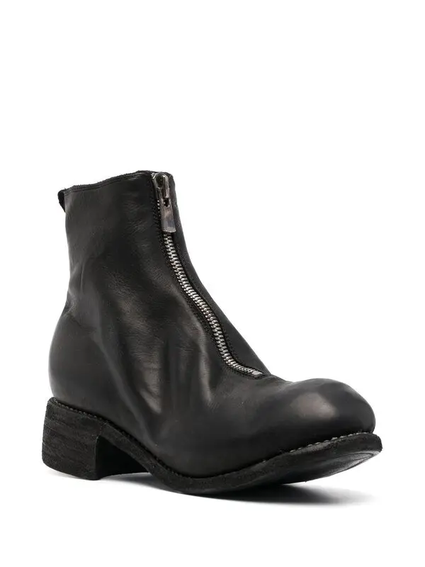 Guidi Front-zip 50mm Leather Boots