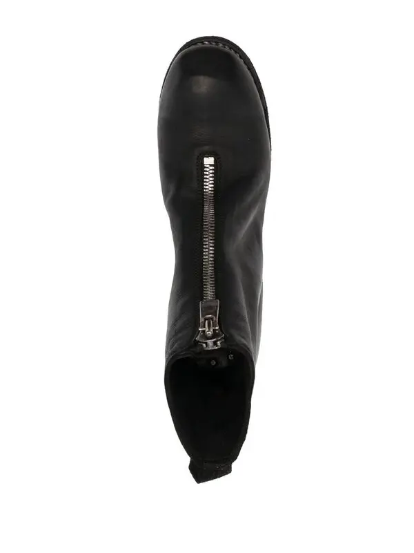Guidi Front-zip 50mm Leather Boots