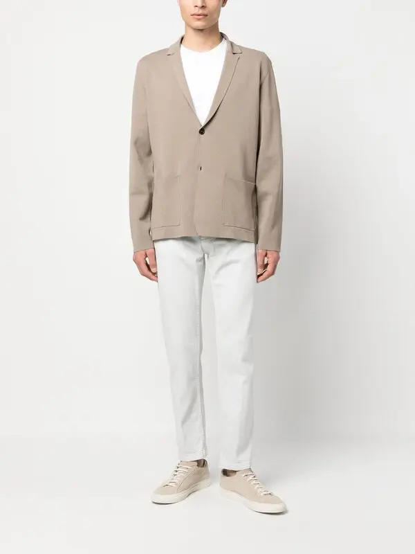 Eleventy Mid-rise Straight-leg Trousers - Grey