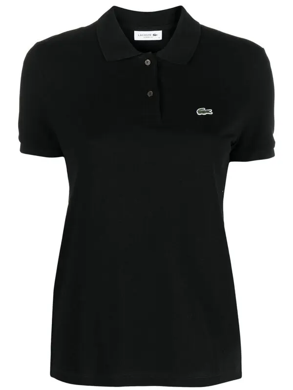 Lacoste Short Sleeve Polo Shirt - Black