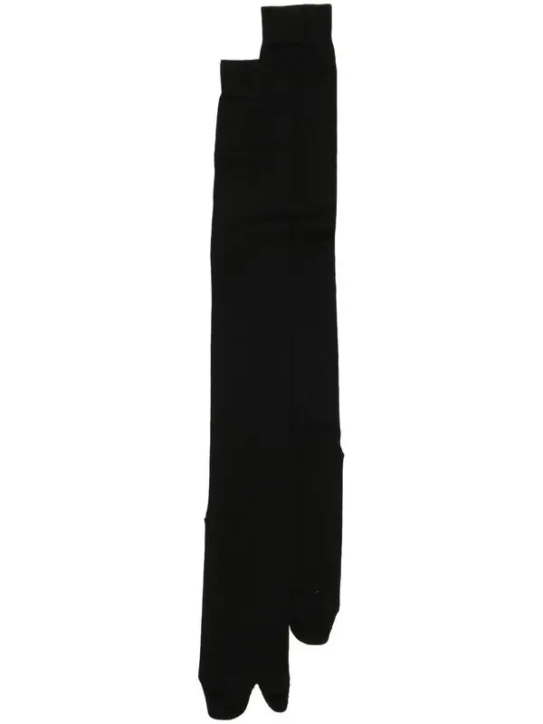 MAISON MARGIELA Tabi Knee-high Socks - Black