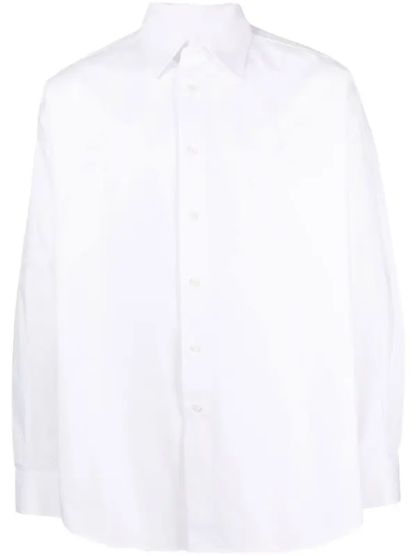 DIESEL® Embroidered-logo Detail Shirt - White