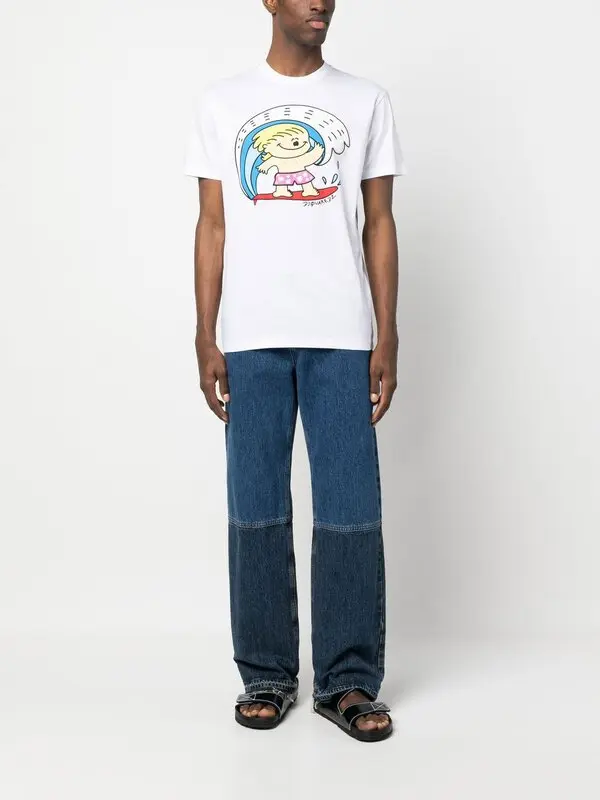 Dsquared2 Logo-print Detail T-shirt