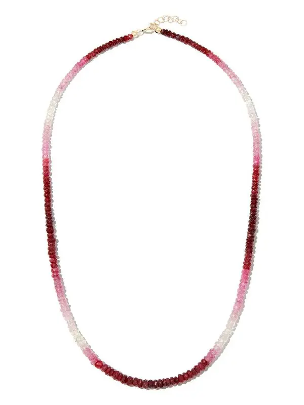 ROXANNE FIRST 14kt Yellow Rocky Ruby Necklace