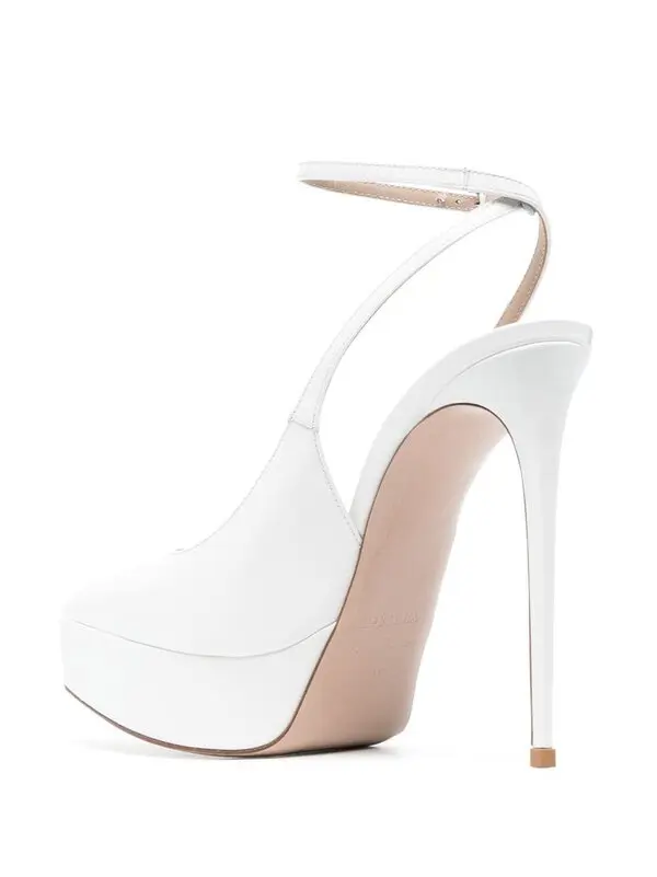 LE SILLA Uma Platform Pumps - White