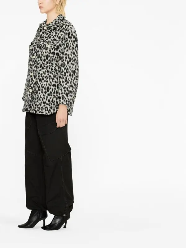 Isabel Marant Étoile Odelino Leopard-print Shirt Jacket