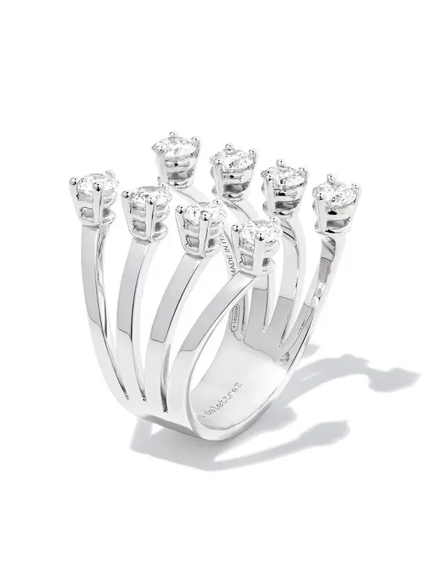 Delfina Delettrez 18kt White Gold Diamond Ring