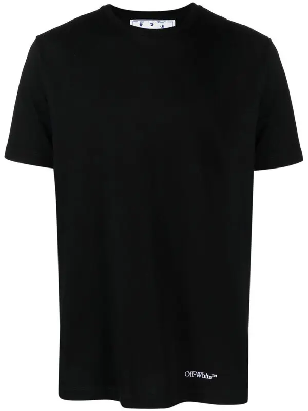 Off-White Scribble Diag Printed T-shirt - Black