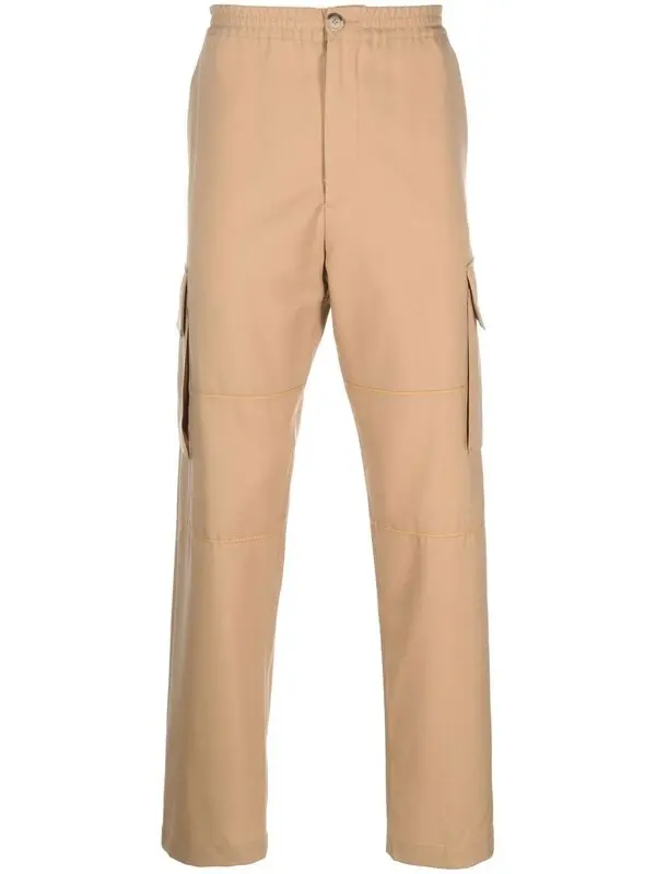 Marni Straight-leg Cargo Pants - Neutrals