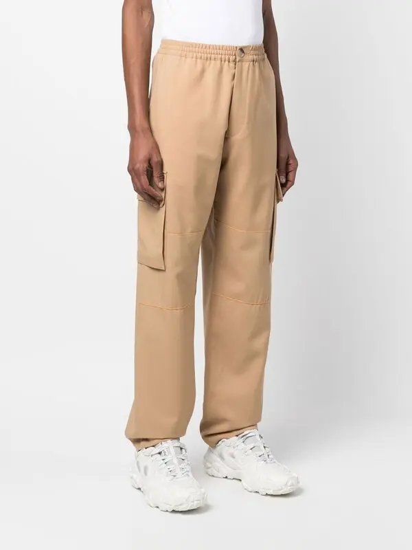 Marni Straight-leg Cargo Pants - Neutrals
